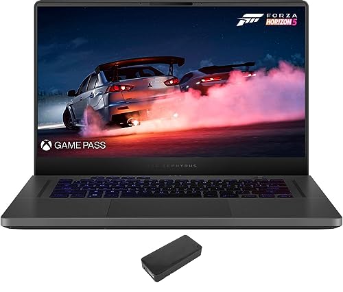 ASUS ROG Zephyrus Gaming & Entertainment Laptop (AMD Ryzen 9 6900HS 8-Core, 40GB DDR5 4800MHz RAM, 2TB PCIe SSD, GeForce RTX 3060, 15.6" 165Hz 2K Quad HD (2560x1440), Win 10 Pro) with DV4K Dock