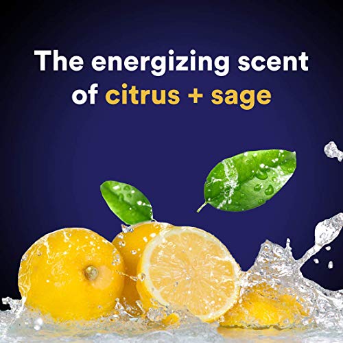 Suave Men Body Wash for Men Citrus & Sage Bodywash with Energizing, Clean Scent 15 oz