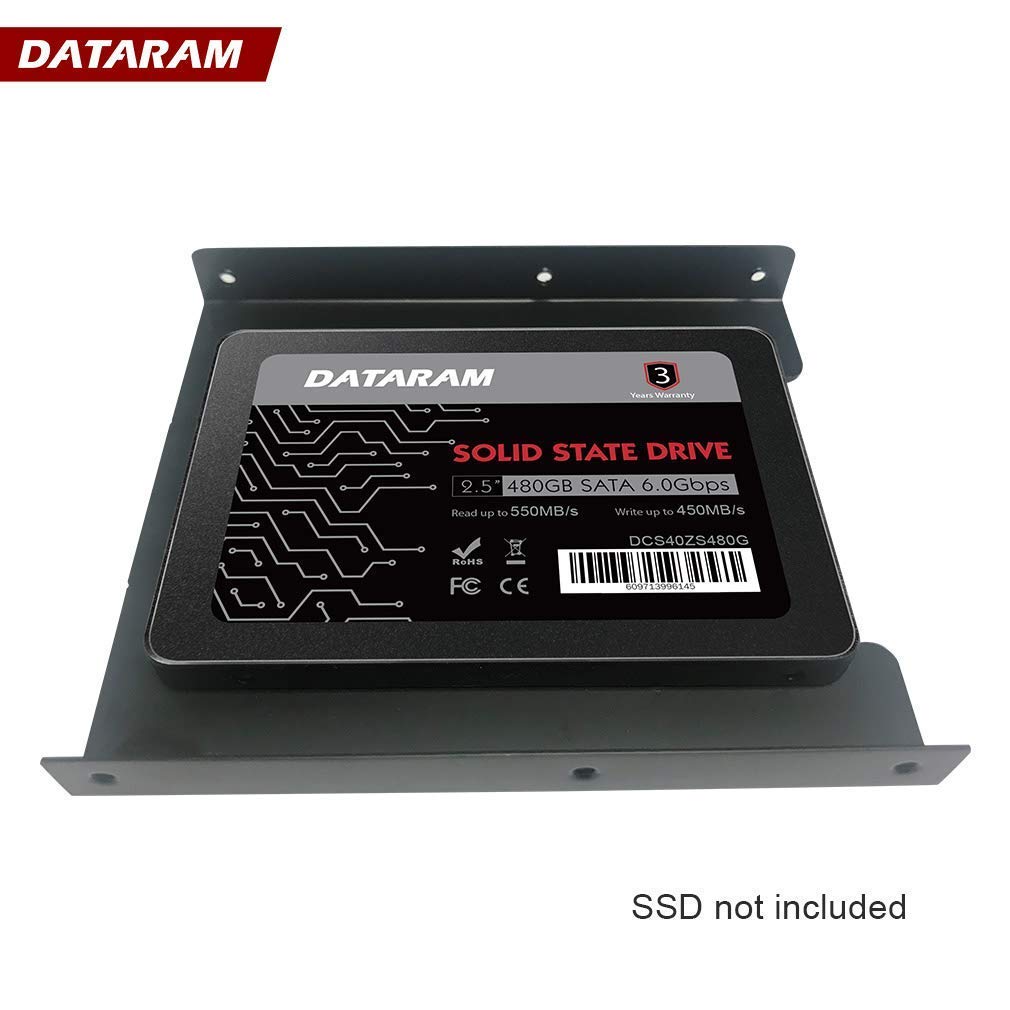Dataram 2.5" SSD Solid State Drive 6.0 Gbps SATAIII (SSD Mounting Bracket)