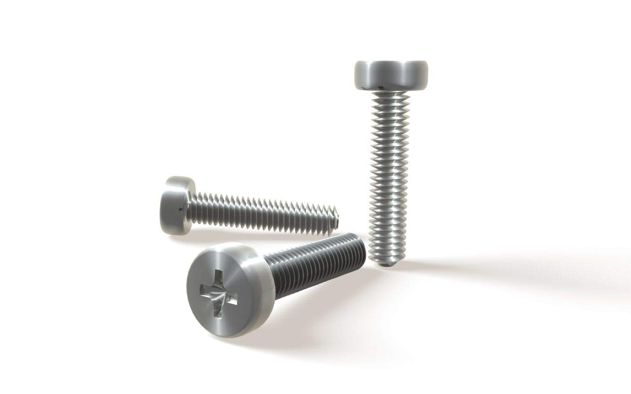 RapidSparesLtd Pack of 500 M2.5x12 New Sliver Wafer Head Laptop Machine Screw Philips Head