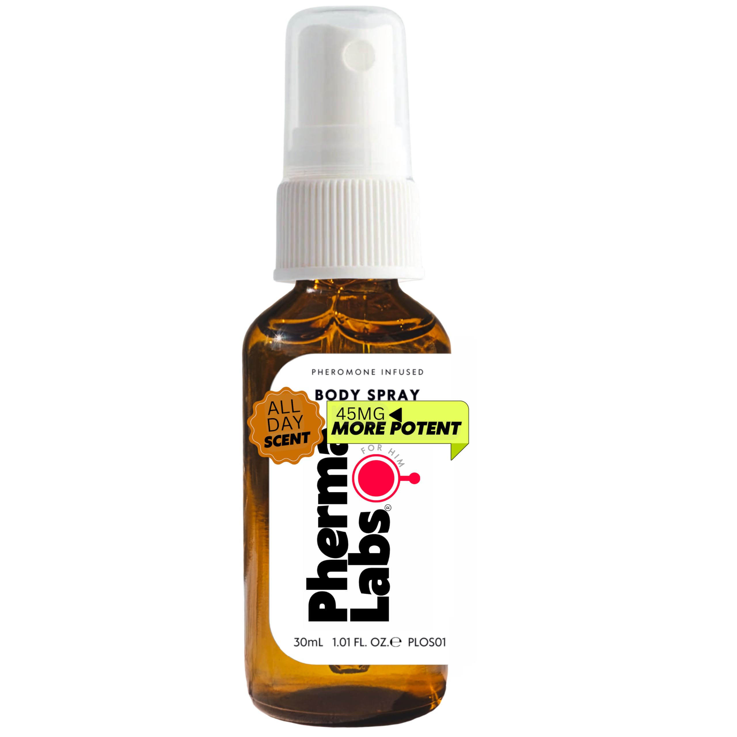 PHERMALABS Attract Beautiful Women- Pheromone Body Spray 1oz For Men - All Day Scent - Highest Concentration Of Pheromones Possible - Fresh & Long-lasting Smell