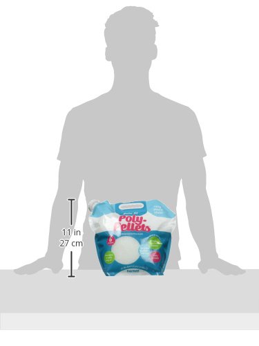 FAIRFIELD Processing Fil Poly Pellets Weighted Stuffing Beads, 6 Pound Pour and Store Bag, White 6 Lbs