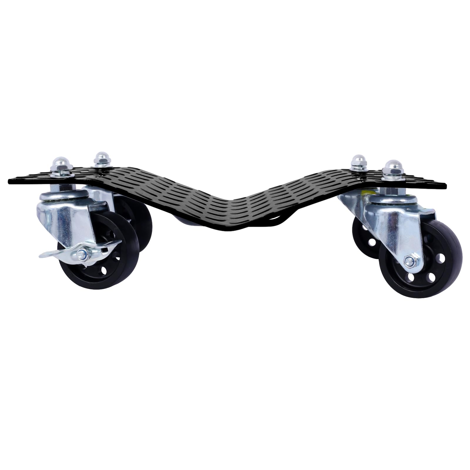 4 Pcs Heavy Duty Car Wheel Dolly Set - 4 Tire Wheel Dollies with 6000lbs Capacity - Black