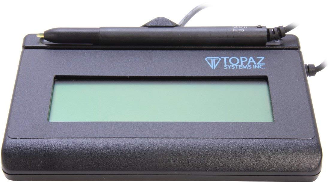 Topaz T-L462-HSB-R SIGNATUREGEM LCD 1X5 USB Signature Capture Pad (Renewed)