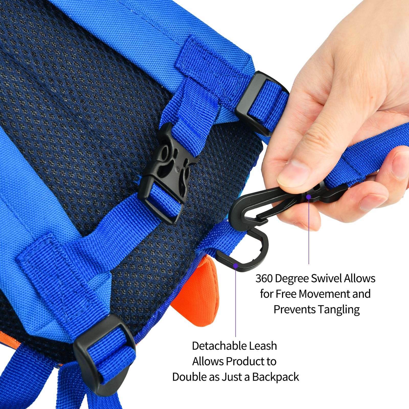 Samloong Backpack Leash for Toddlers, Kids Children Nursery Preschool Anti Lost Safety Toddler Leash with Harness Backpacks