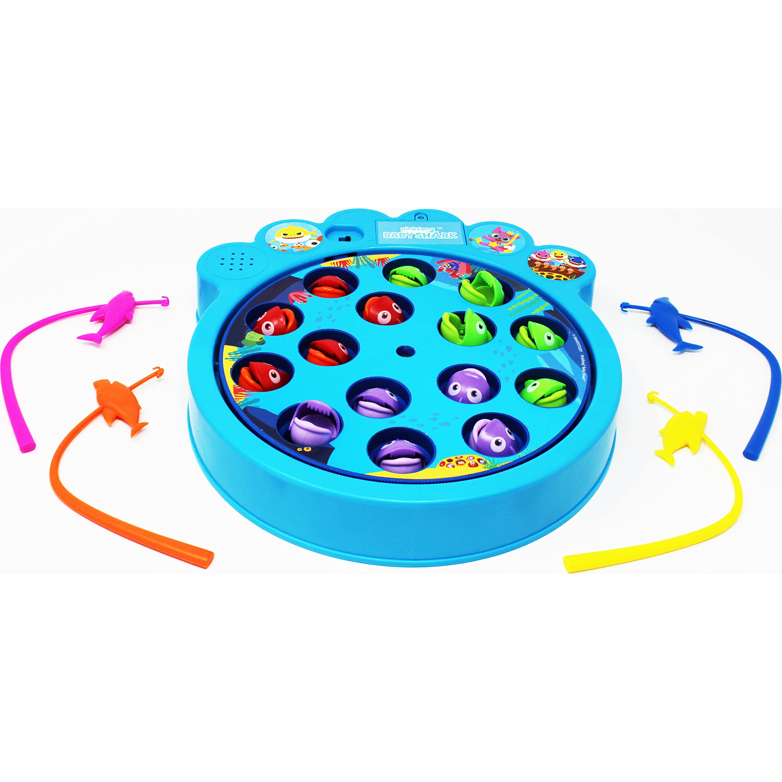 Cardinal Games 6054916 Baby Shark Gone Fishing Game, Multi Colour