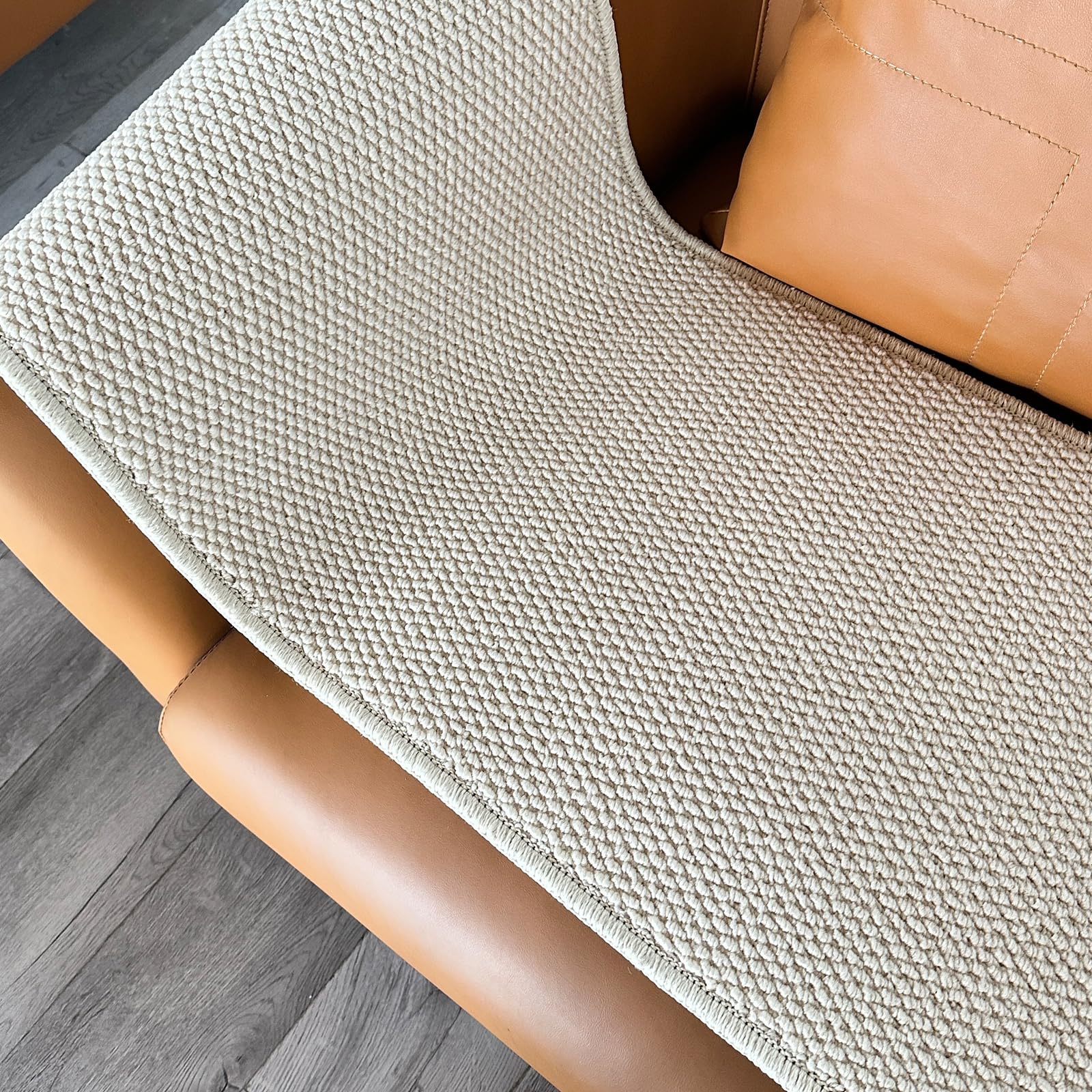 70.9"x 15.7" Thickened Extra Large Cat Wall Climbing Carpet with 10pcs Fixed Nails, Durable Cat Wall Furniture, Wall Scratcher, Scratching Post, Couch Sofa Protector, White