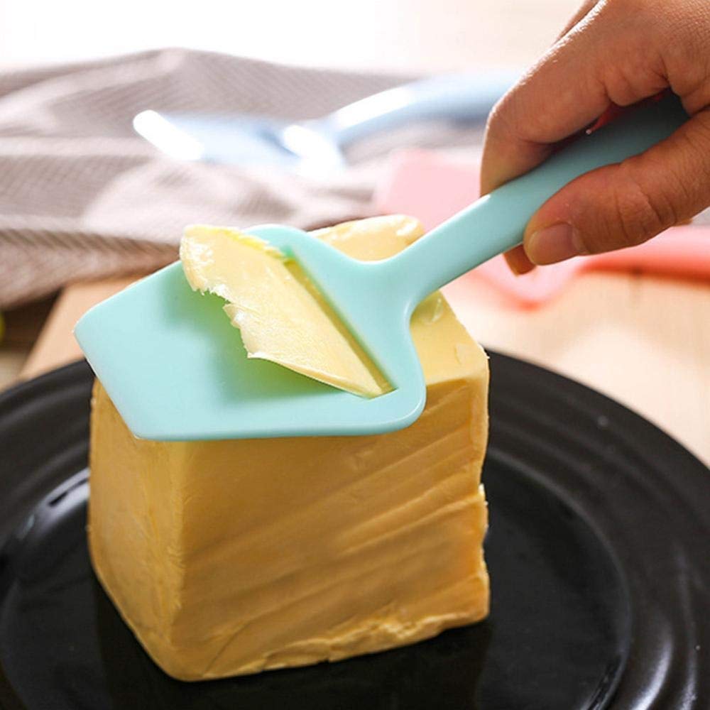 Portable Multi-Purpose Cheese Shovel Slicer for Cake Pizza Butter Baking Cooking Tool New Chocolate Pizza Shovel Cooking Tools DUOER (Color : Light Green)
