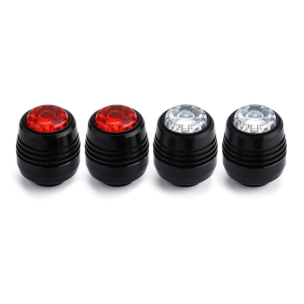 4Pcs Skateboard Lights for Night Riding Bike Lights USB Rechargeable Night Warning Bicycle Tail Red Light Super Bright Led Safety Lights Outdoor Waterproof Rear Lights for Skateboard Longboard