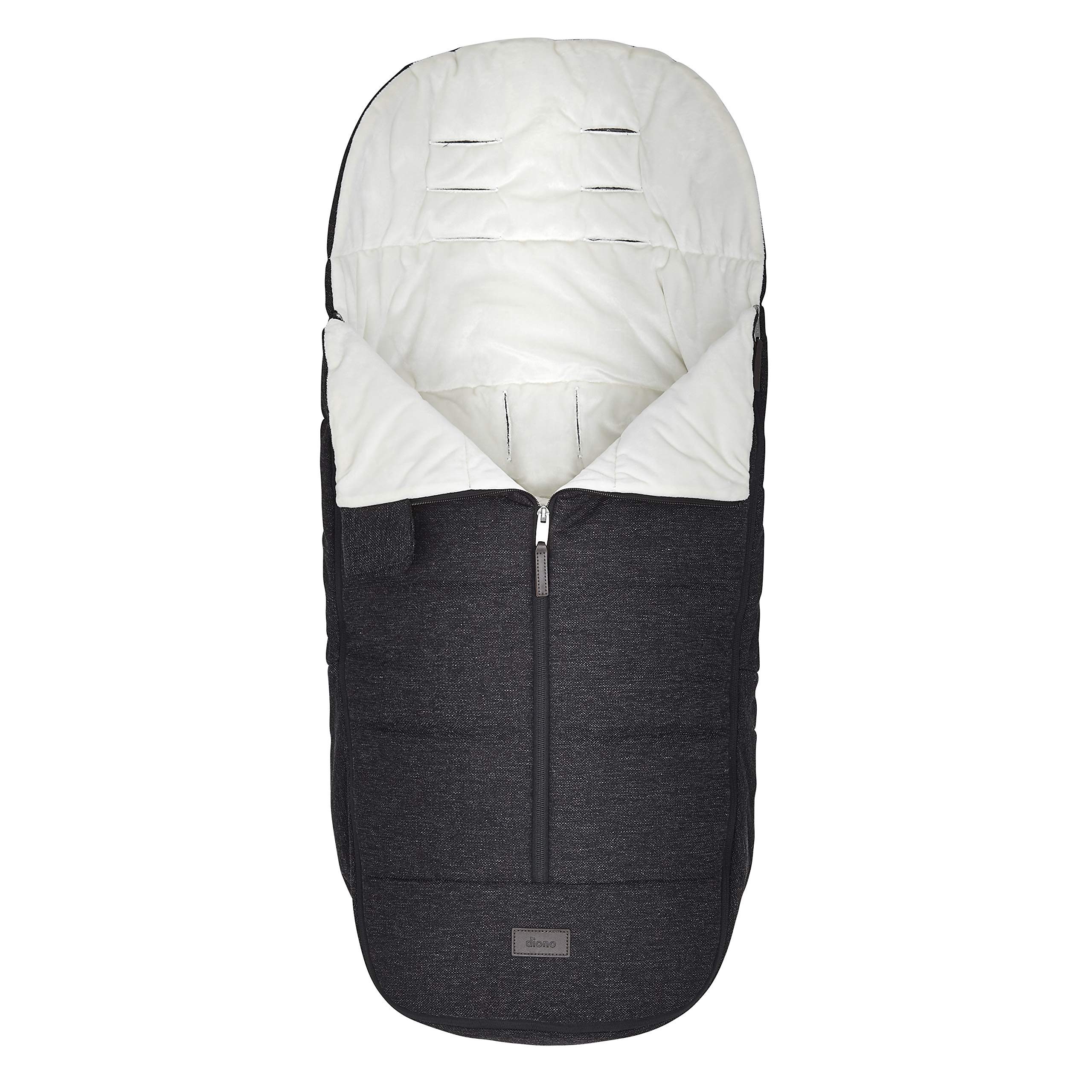 Diono Quantum Classic All Weather Stroller Footmuff, Universal Fit from Baby to Toddler with Cozy Super Soft Padding, Weatherproof, Gray Dark