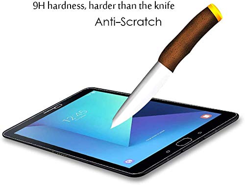 TANTEK [2-Pack Screen Protector for Samsung Galaxy Tab S3 / Galaxy Tab S2 9.7 Inch,Tempered Glass Film,Ultra Clear,Anti Scratch,Bubble Free,S Pen Compatible
