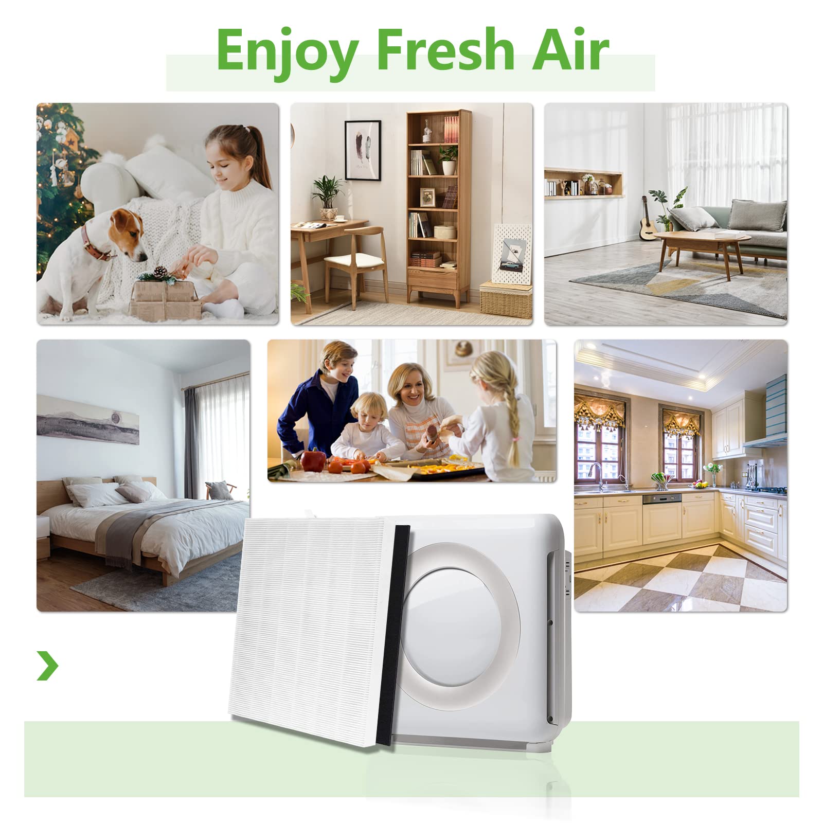 JASENG Replacement Filter Compatible with Coway Airmega 200M Air Purifier AP-1518R, Mighty Air AP-1512HH,Part# 3304899