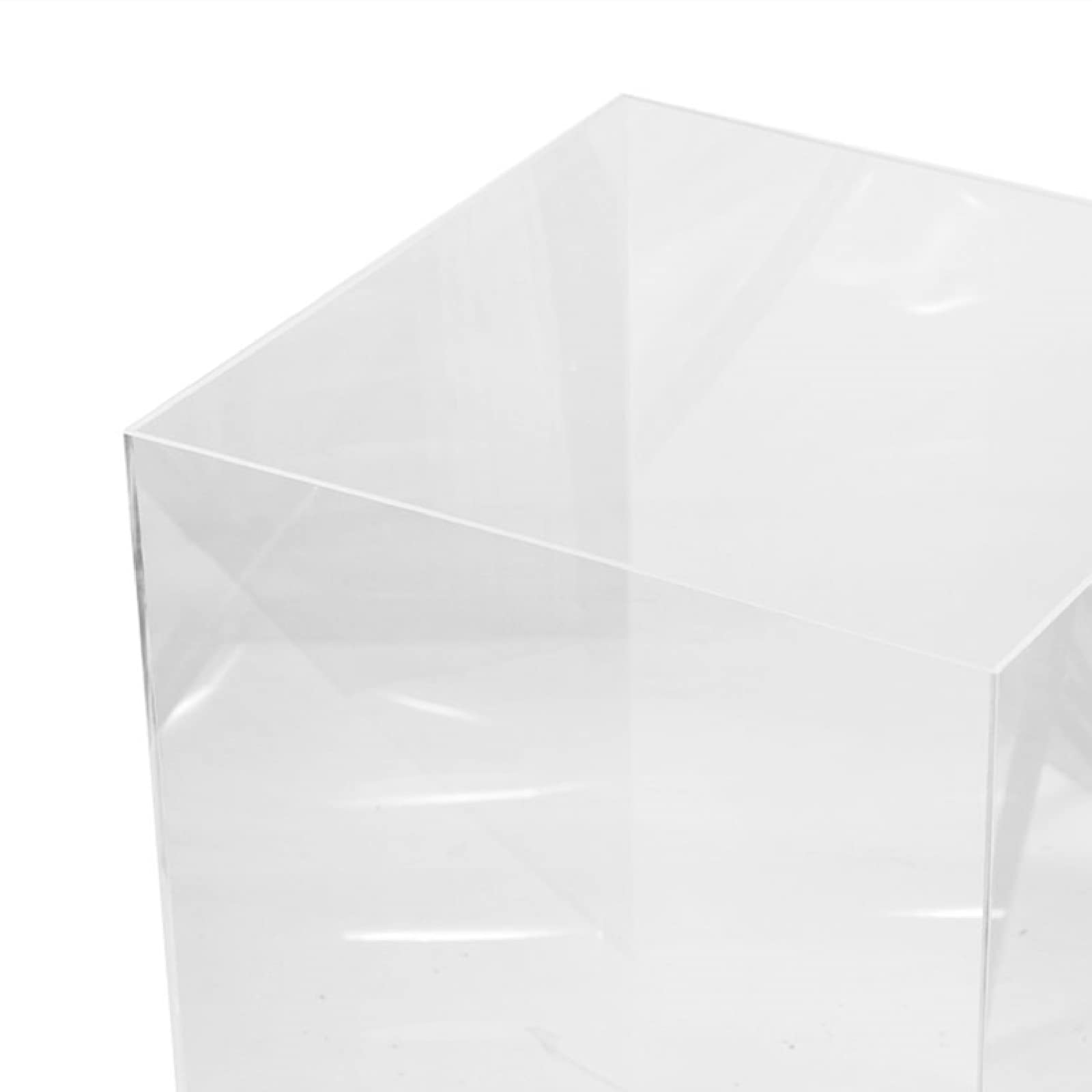 BJTDLLX Acrylic Display Case (12 x 12 x 24 inch), Tall Clear Plastic Box Dust Proof Action Figures Toy Acrylic Case, Collectibles Display Case Display Countertop Box for Display Figures Dolls