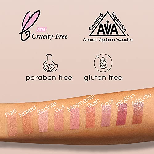 nude envie - Lipstick - Creamy & Long-Lasting Finish - Velvety Texture & Easy Application - Luxury Hydration - With Shea Butter, Vitamin E & Jojoba Oil - Vegan, Paraben-Free & Cruelty-Free - Cool
