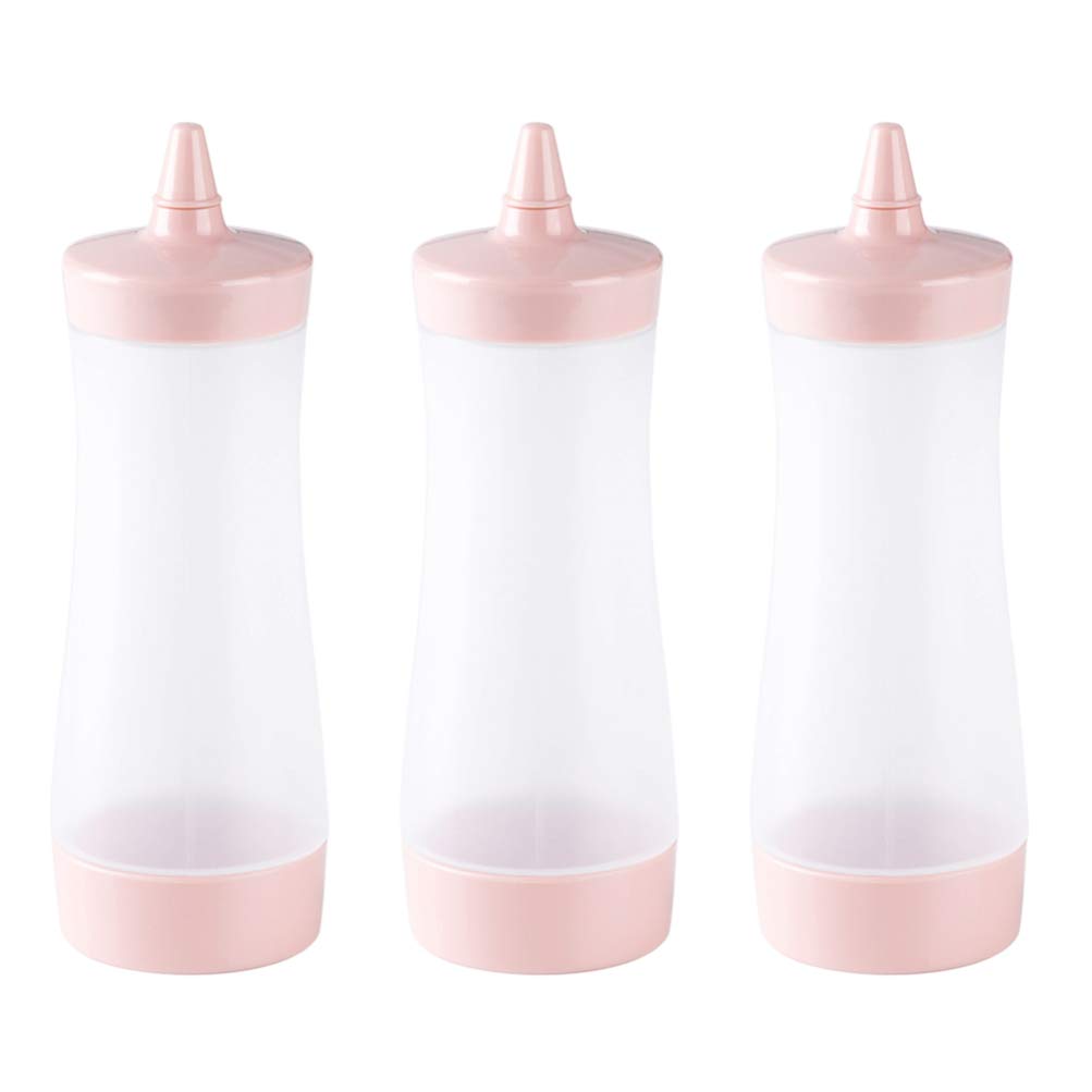 3pcs Cereal Dispenser Tip Squeeze Bottle Small Bbq Sauce Bottle Sauce Container with Lid Ketchup Squeeze Bottle Sauce Bottles Squeeze Bottles Ketchup Bottle With Cover Honey Bottle