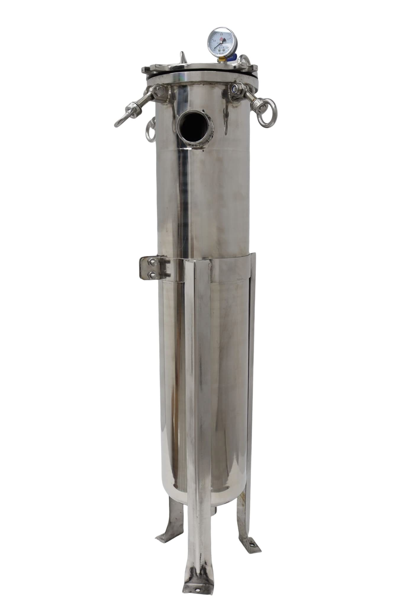 INTBUYING #2 Bag Filter Housing 304 Stainless Steel Bag Filter Housing 2inch NPT 50T/H Bag Water Filter Purification Equitment