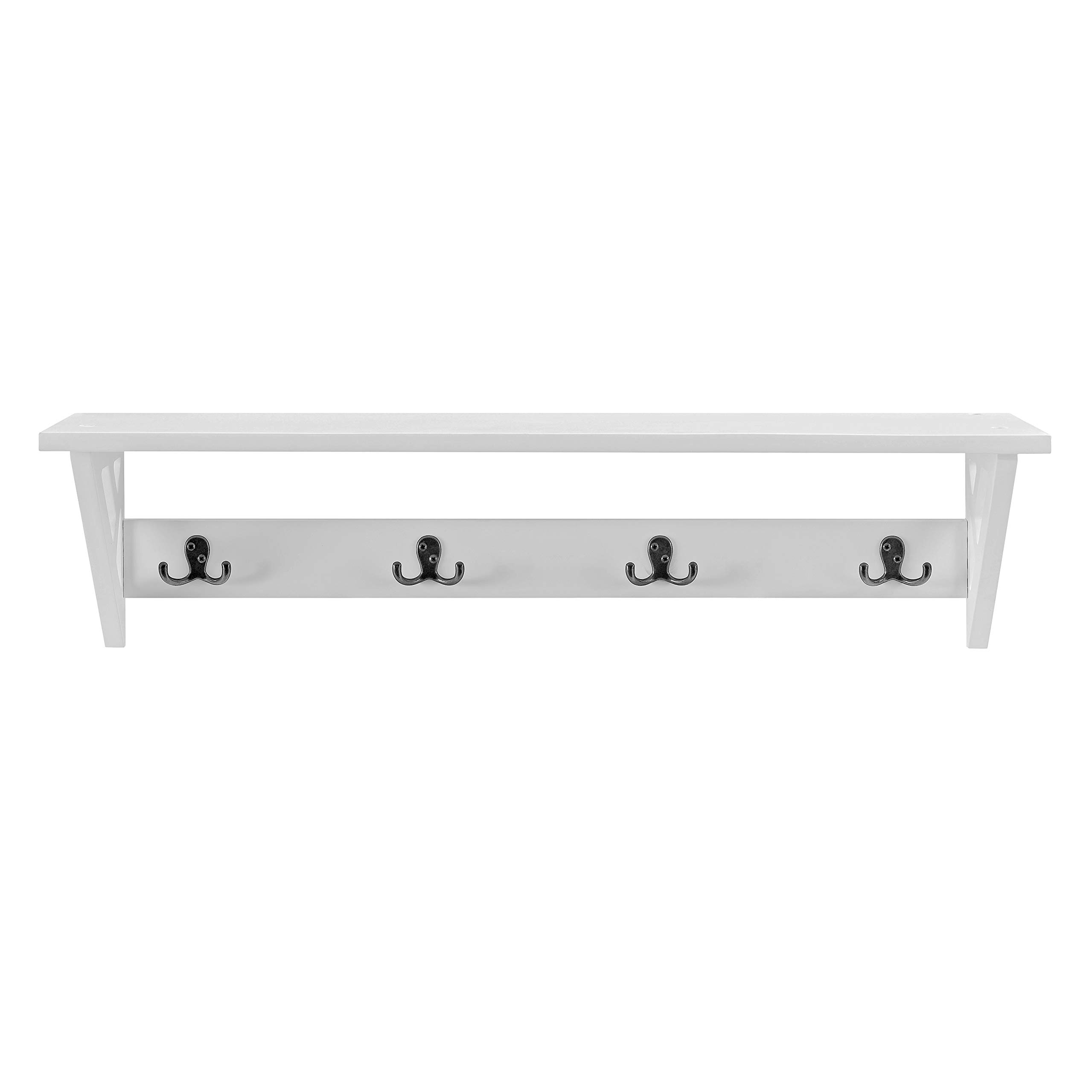Alaterre Furniture Coventry 36" W Coat Hook with Shelf