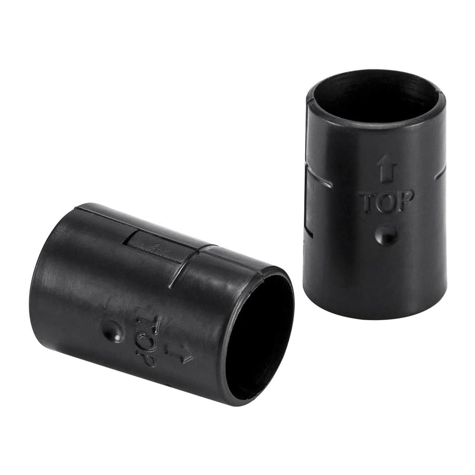 50 Pack of Black Wire Shelf Clips, Plastic Clip Lock Replacements for Shelves With 1 Inch Posts