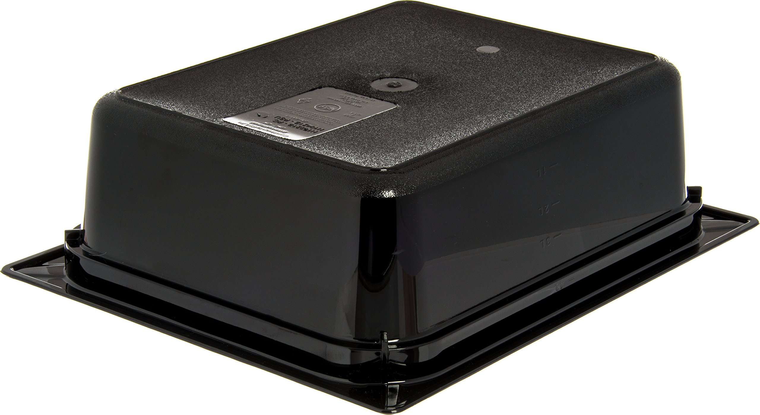 Carlisle FoodService Products 10421B03 StorPlus High Heat Food Pan, 4" Deep, Half Size, Black