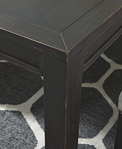 Signature Design by Ashley Jeanette Rectangular Dining Room Table, Black