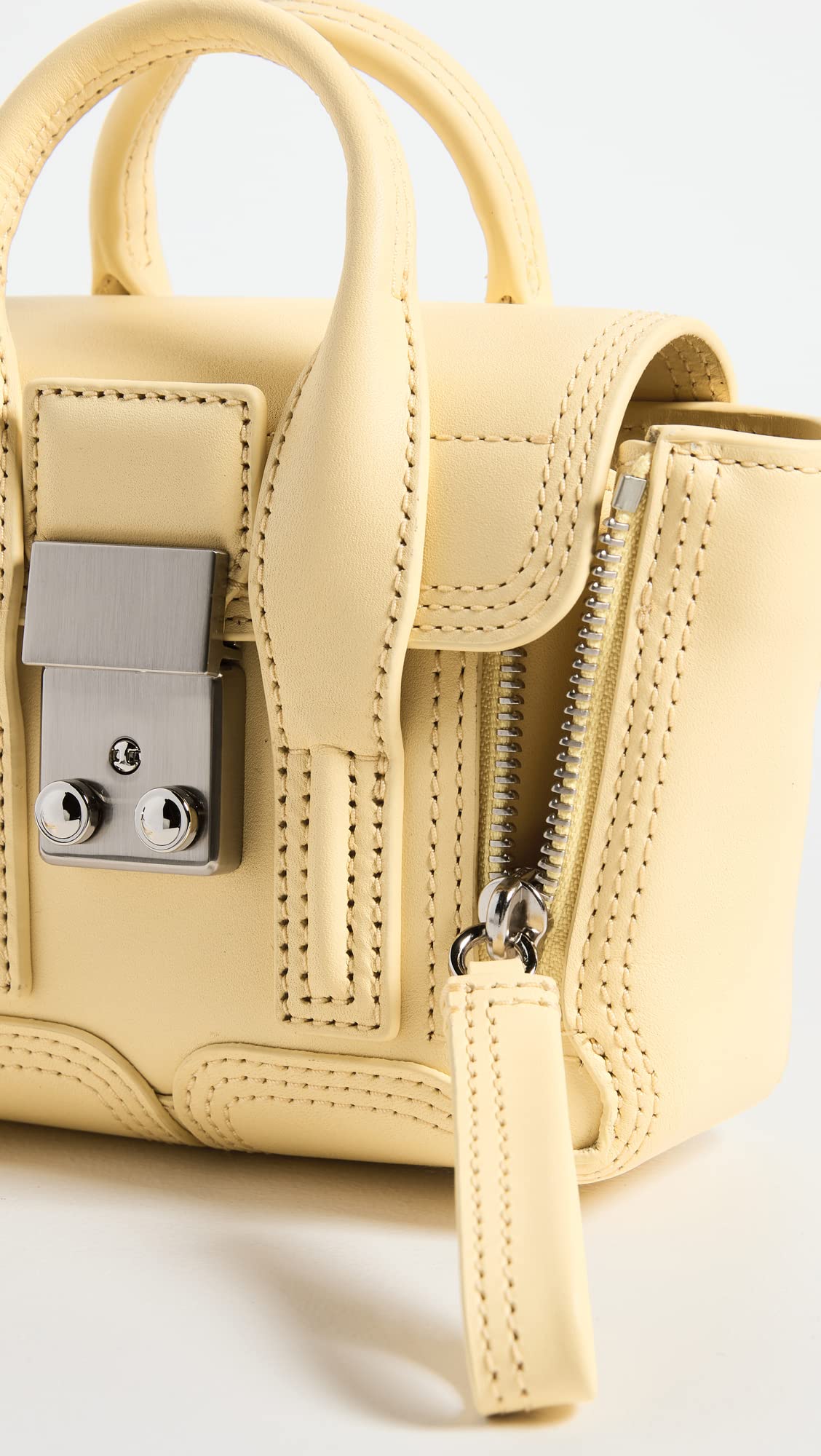 3.1 Phillip Lim Women's Pashli Nano Satchel, Lemonade, Yellow, One Size