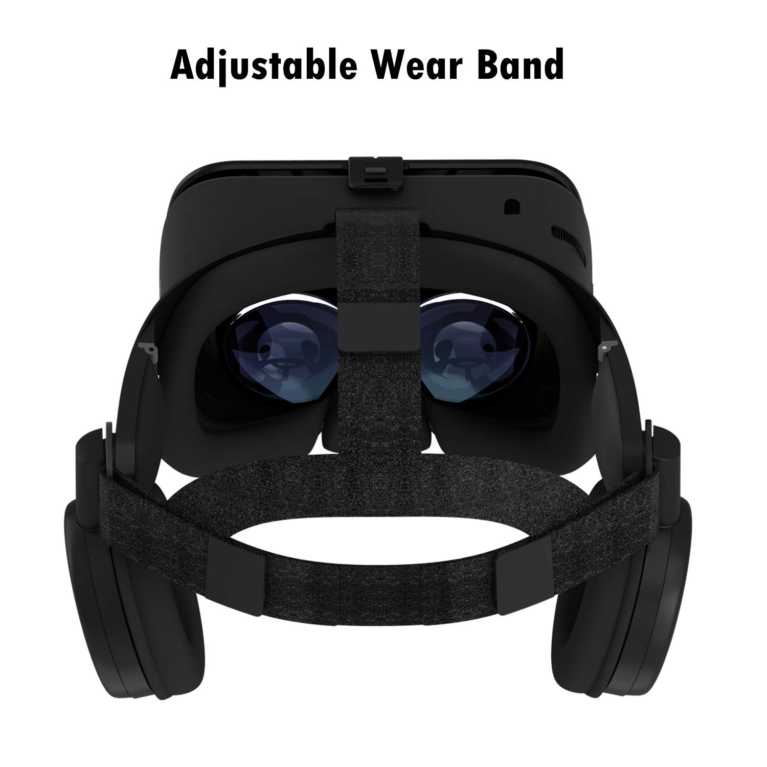 3D VR Headset/Glasses, Tsanglight Virtual Reality Headset 3D Movie Game Viewer w/Remote for iPhone 14 13 12 Mini 11 Pro XS Max XR X for Samsung Galaxy S23 S22 S21 S20 S10 S9 S8 S7 Edge Plus, Black