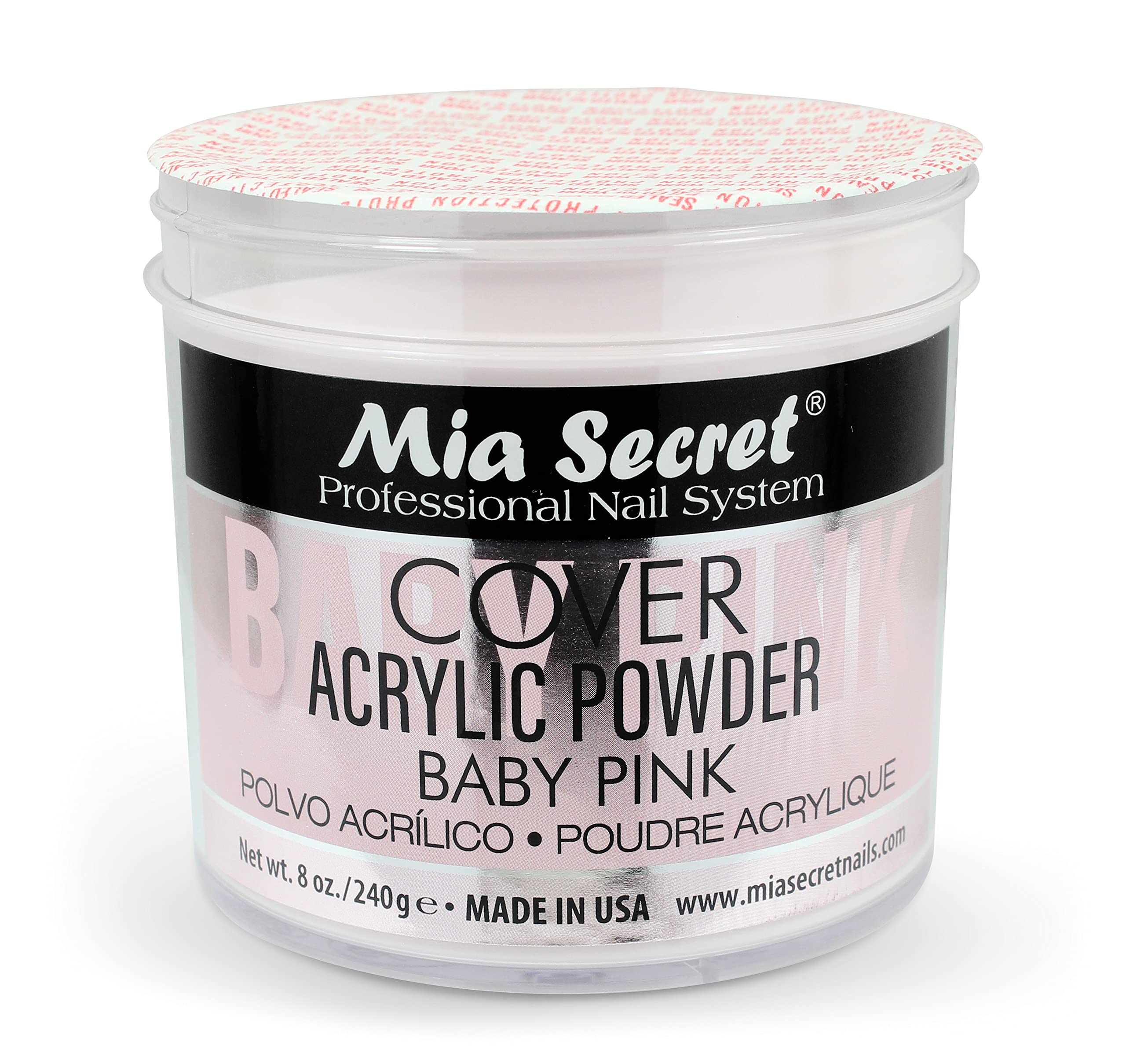 Mia Secret Acrylic Powder Cover Baby Pink 8 oz.