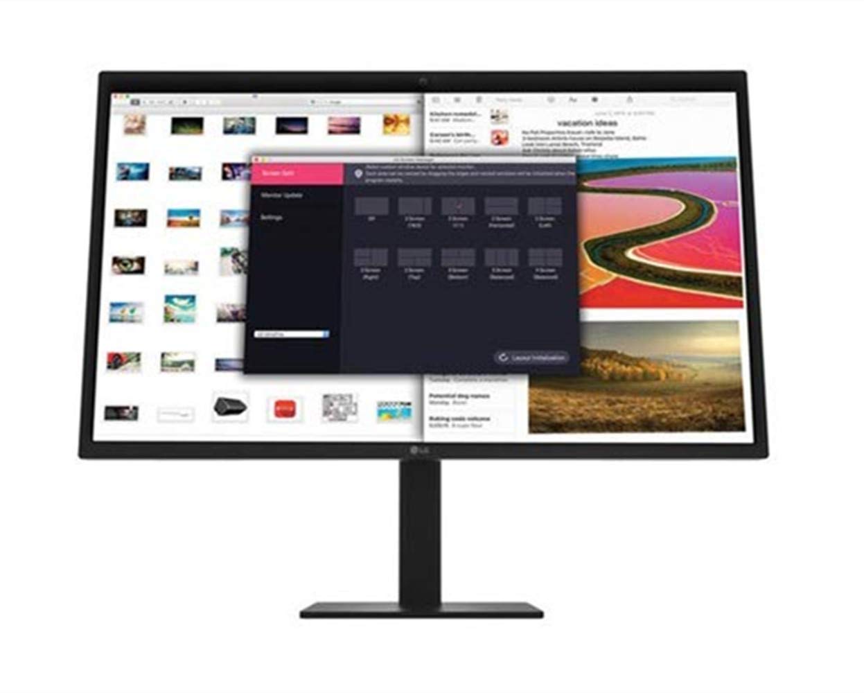 LG UltraFine 5K IPS LED Monitor for MacBook Pro, Black, 27" (Renewed)