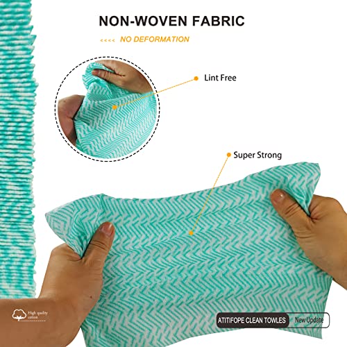 Atitifope Reusable Cleaning Cloths Nonstick Wiping Rags Disposable Cleaning Towels Dish Cloths 40count