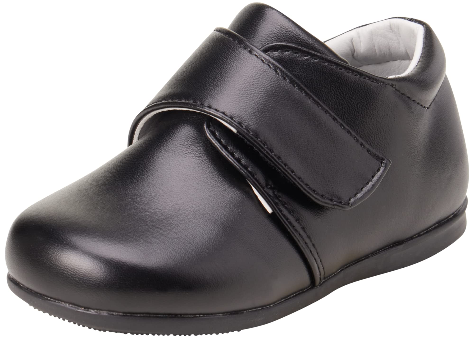 Josmo Boy's Walking Dress Shoe (Infant, Toddler), Size 6 Toddler, Black Strap