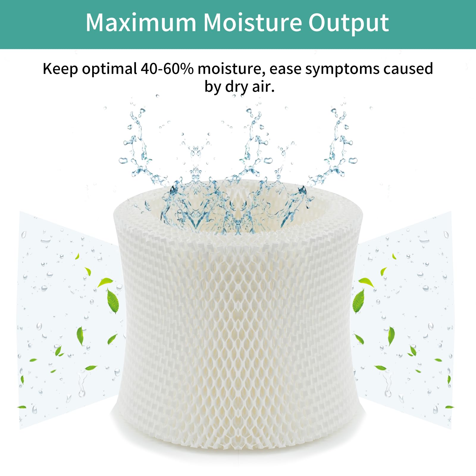 SUNRRA MAF2 Humidifier Filter Compatible with Aircare MA0800, MA0600, Kenmore 17006, 15408, Esscik Air MiostAIR MA0800, MA0600, 2 Packs