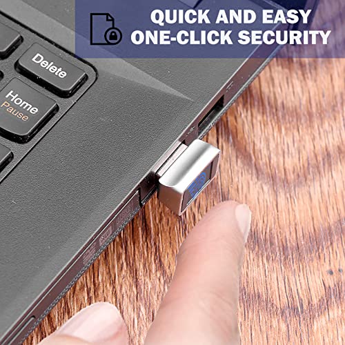 USB Fingerprint Reader, DDSKY Portable Security Key Biometric Fingerprint Scanner Support Windows 10 32/64 Bits with Latest Windows Hello Features (1-Pack)