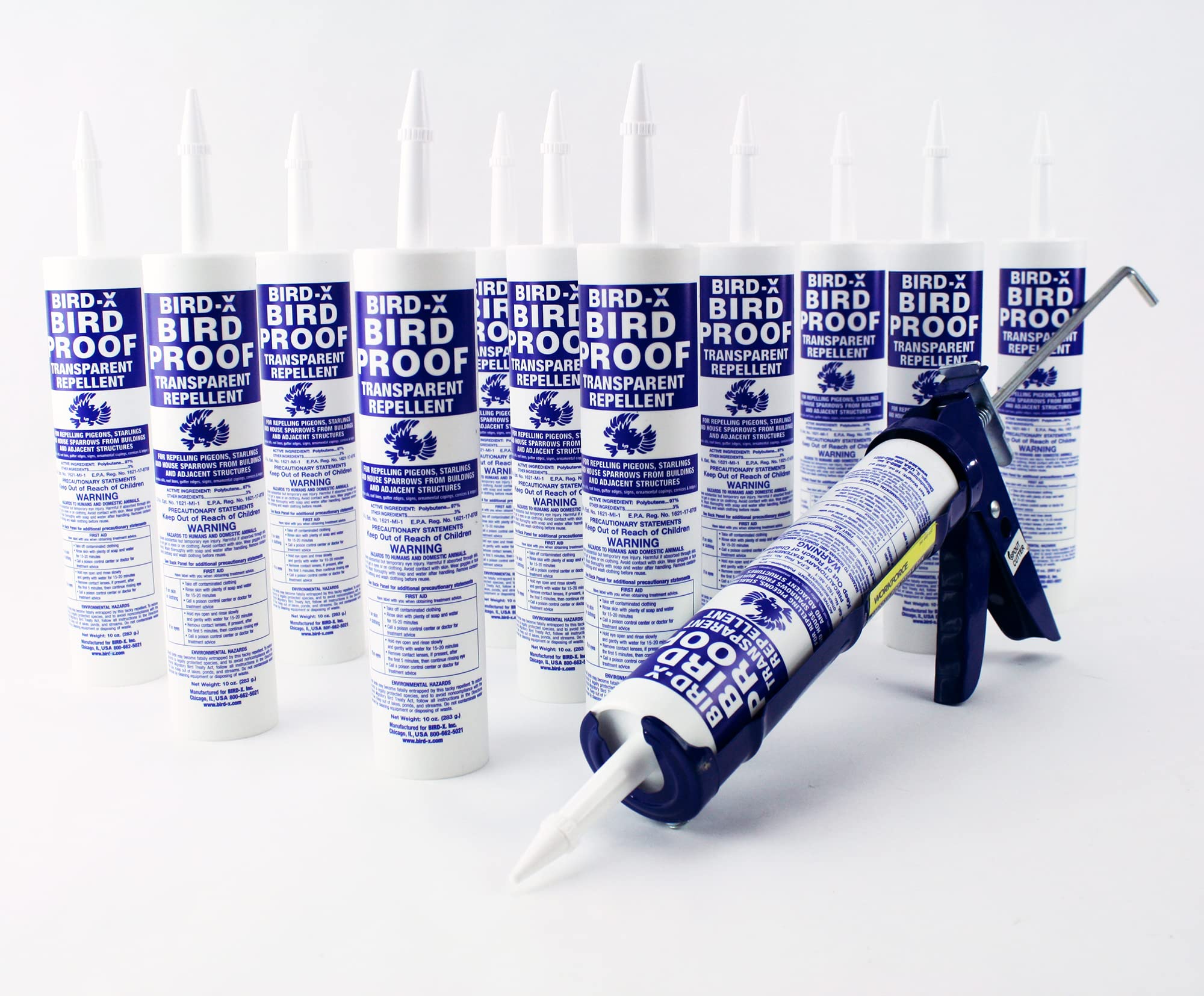 Bird-X Bird-Proof® Gel Bird Repellent, Case of 12