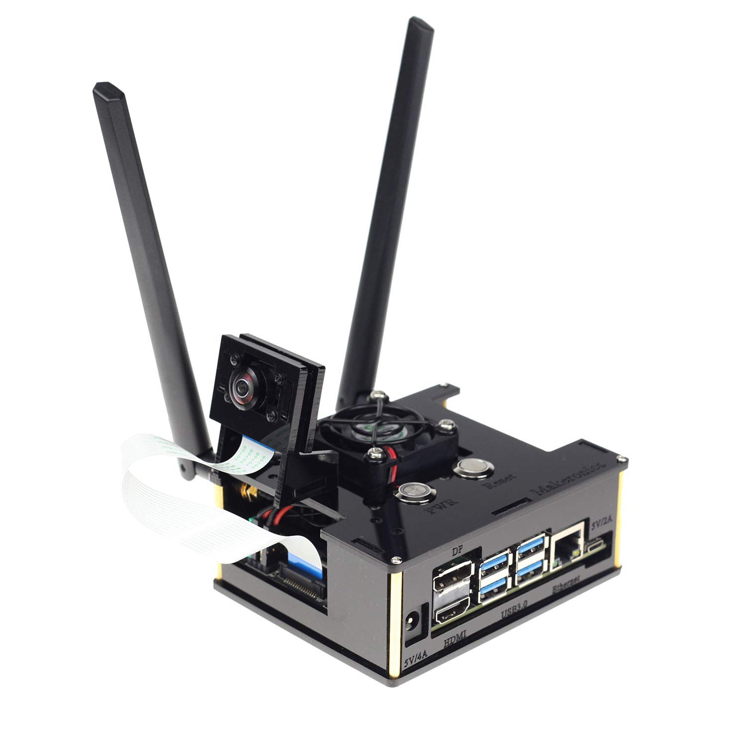 Makeronics 8265AC/8265NGW Wireless NIC Module M.2 NGFF for Jetson Nano Support 2.4GHz / 5GHz 300Mbps / 867Mbps Dual Band WiFi and Bluetooth 4.2 | Assembly Instruction Included