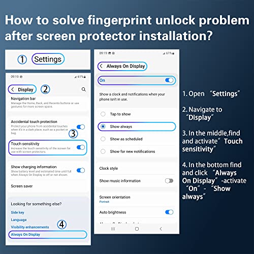 AACL [Fingerprint Compatible][2+2][2- Pack] Tempered Glass for Samsung Galaxy S22 5G Screen Protector+[2- Pack] Camera Lens Protector for Samsung Galaxy S22, [Easy Installation with Alignment]