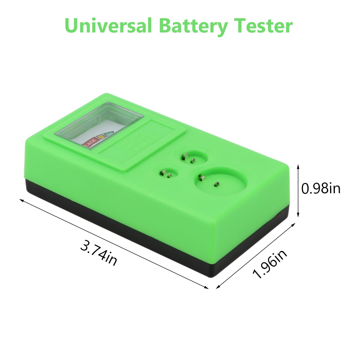 Rongon Button Cell Battery Tester Portable Button Battery Checker1.5v 3v Small Battery Tester Meter Tool for LR44 CR2032 CR2025 Button Cell