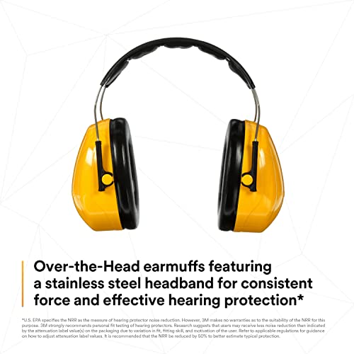 3M Over-the- Head, Yellow, 1 Count (Pack of 1)