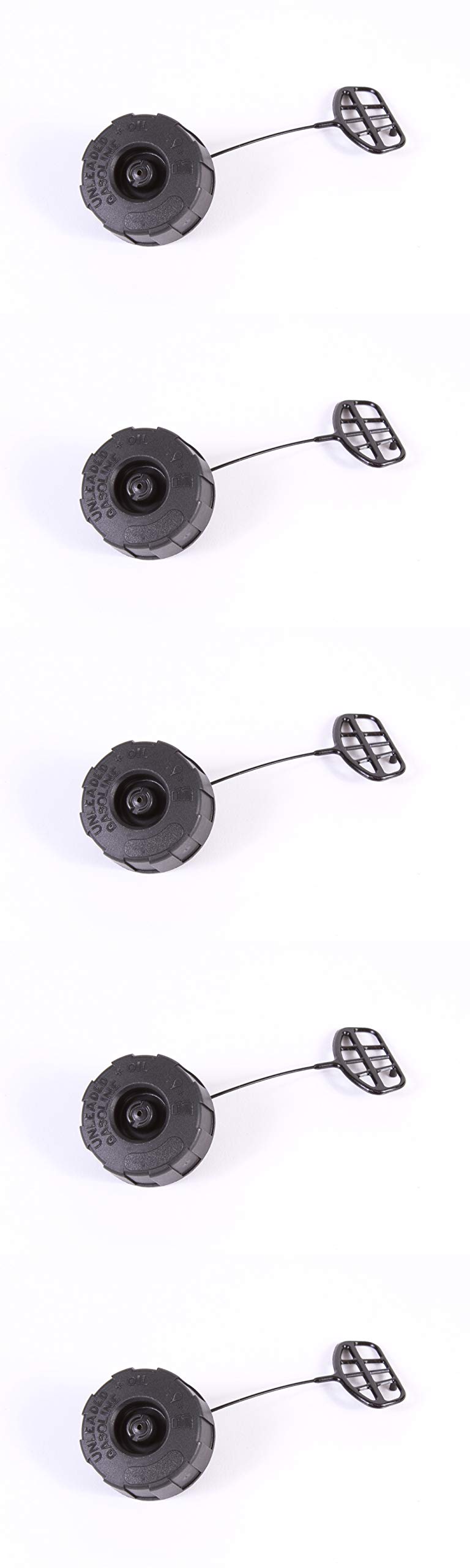 5 Pack Genuine Husqvarna 530014347 Fuel Cap w Retainer Fits Poulan & Poulan Pro