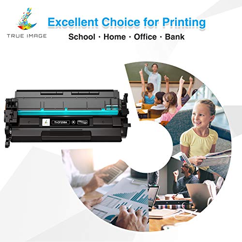 TRUE IMAGE Compatible Toner Cartridge Replacement for HP 58A CF258A CF258X 58X for HP Pro MFP M428fdw M404dn M404n M404dw M428fdn M428dw M404 M428 Printer Ink (Black, 1-Pack)