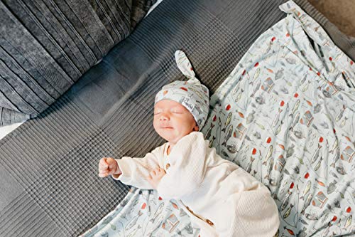 Copper Pearl Large Premium Knit Baby Swaddle Receiving Blanket Trout