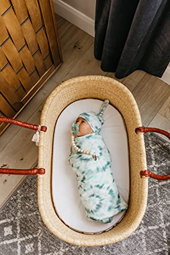 Copper Pearl Large Premium Knit Baby Swaddle Receiving Blanket Bahama