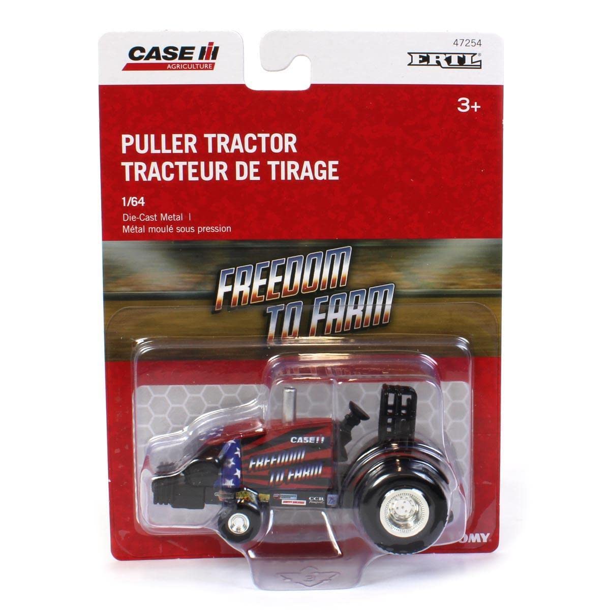 Case IH 1:64 Scale Puller Tractors Assortment MAGNUMATOR & Freedom to Farm