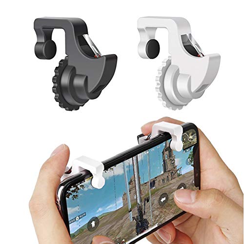 SSNsvj Gaming Trigger Button,Game Controller Gamepad,Mobilephone Game Assistant Equipment for PUBG Mobile Android/iOS Mobile Phone Black