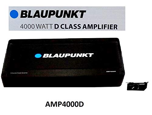 Blaupunkt AMP4000D AMP4000D 4,000-Watt-Max Monoblock Class D Amp with Bass Remote