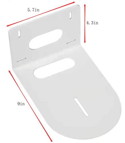 Jinwelry PTZ Camera Wall Mount Bracket, White Color Solid Metal PTZ Camera Mounting Bracket for All The Brands of PTZ Cameras Like AVKANS, SMTAV, PRISUAL PTZ Cameras.