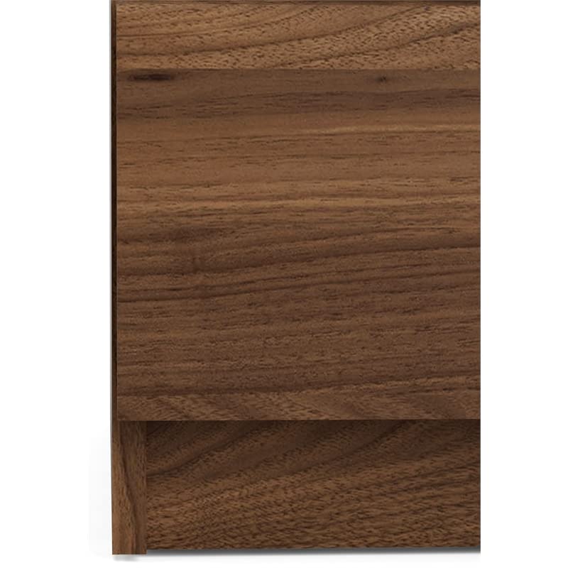Tvilum 2 Drawer Bedroom Nightstand Nighstand, Brown