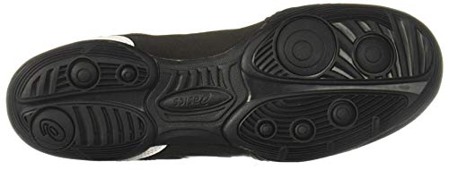 ASICS Men's Matflex 6 Wrestling Shoes, 13, Black/Silver