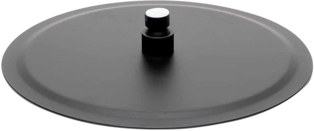 ALFI brand RAIN12R-BM Stainless Steel 12" Round Ultra-Thin Rain Shower Head, 12"L x 12"W x 0.13"H, Black Matte