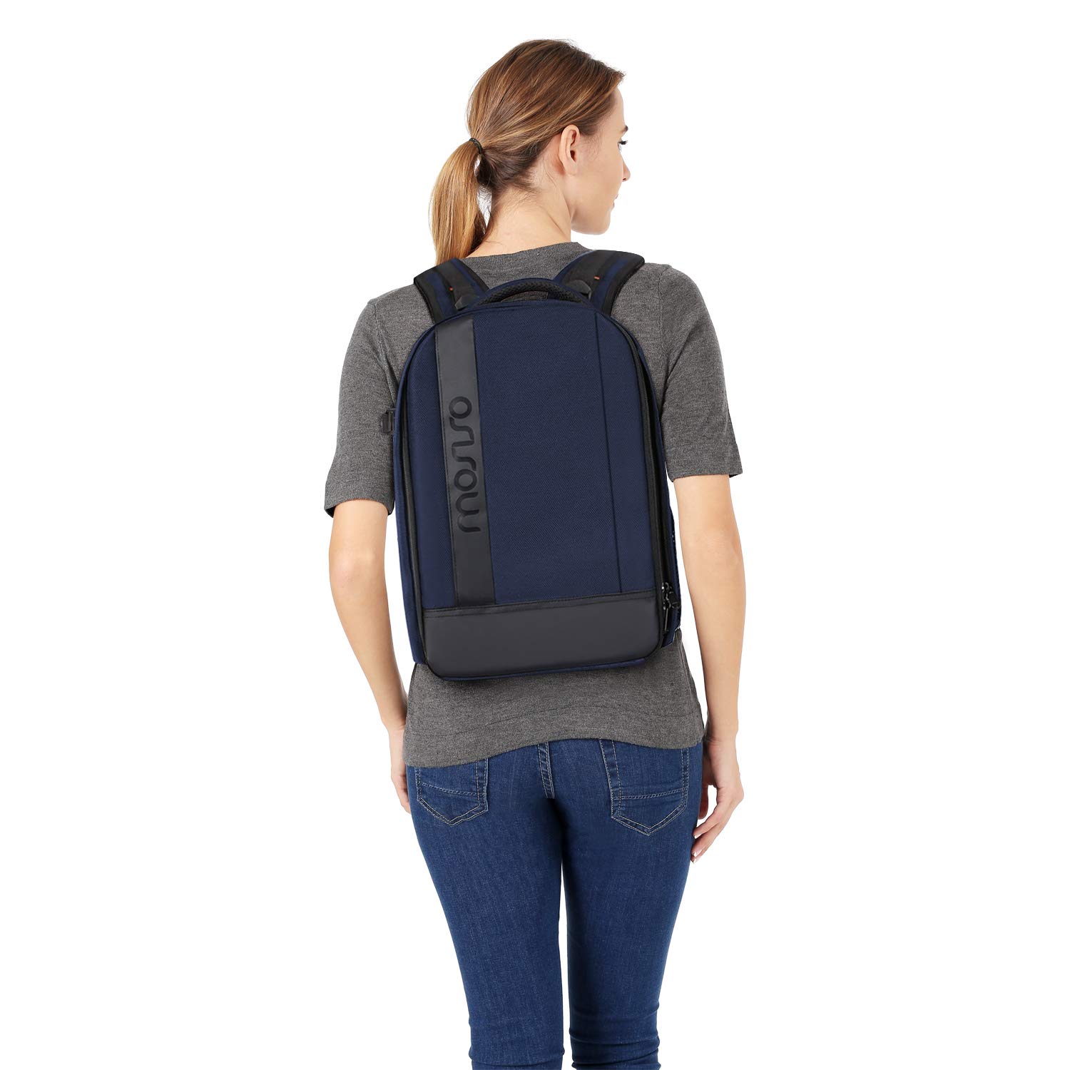 MOSISO Camera Backpack,DSLR/SLR/Mirrorless Photography Backpack Buffer Padded Shockproof Camera Bag with Customized Modular Inserts&Tripod Holder Compatible with Canon,Nikon,Sony etc, Navy Blue