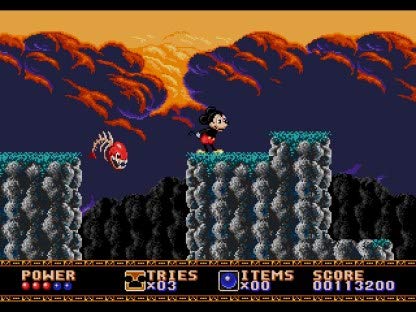 Castle of Illusion Starring Mickey Mouse (Sega Genesis) – Reproduction Video Game Cartridge